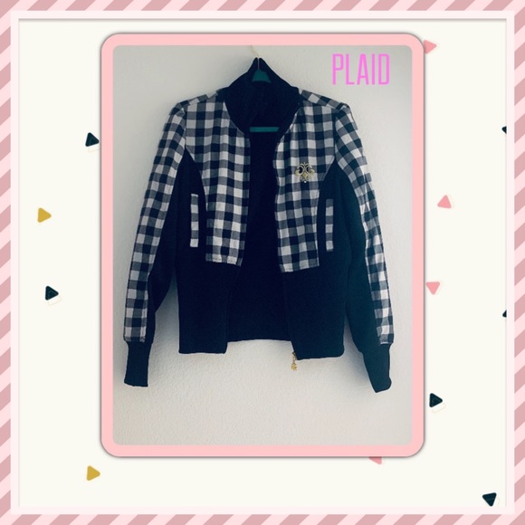 Dereon | Jackets & Coats | Checker Plaid Dereon Jacket | Poshmark